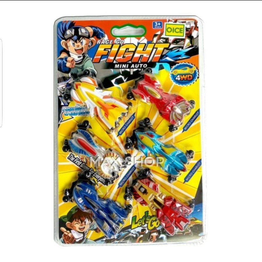 Jual Mainan Mobil Race Go Fight Mini Auto - Mobil Mobilan Anak | Shopee ...