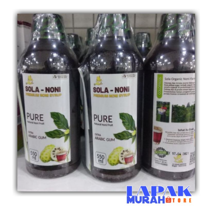 Jual SOLA NONI JUICE PURE MENGKUDU ORIGINAL HERBAL HIPERTENSI JUS ...
