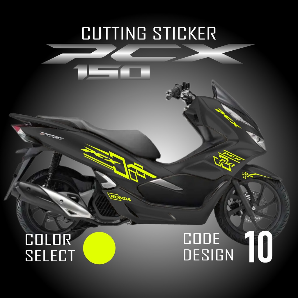 Jual COD Cutting Sticker PCX 150 New - Stiker Striping Lis Timbul ...
