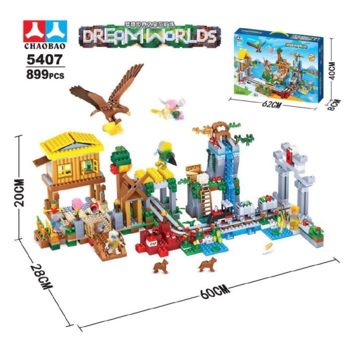 Jual Toys | Lego Chaobao 5407 Minecraft ( Village On The Treasure ...