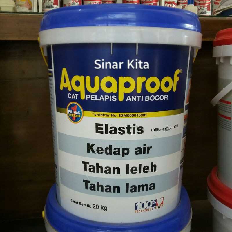 Jual Cat Pelapis Anti Bocor AQUAPROOF 20 kg | Shopee Indonesia