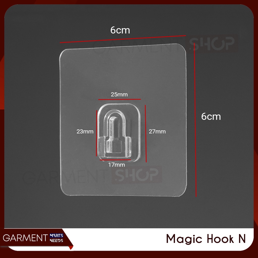 Jual MHOOK - Magic Hook Pengait Jam Pigura Rak Multifungsi Gantungan ...