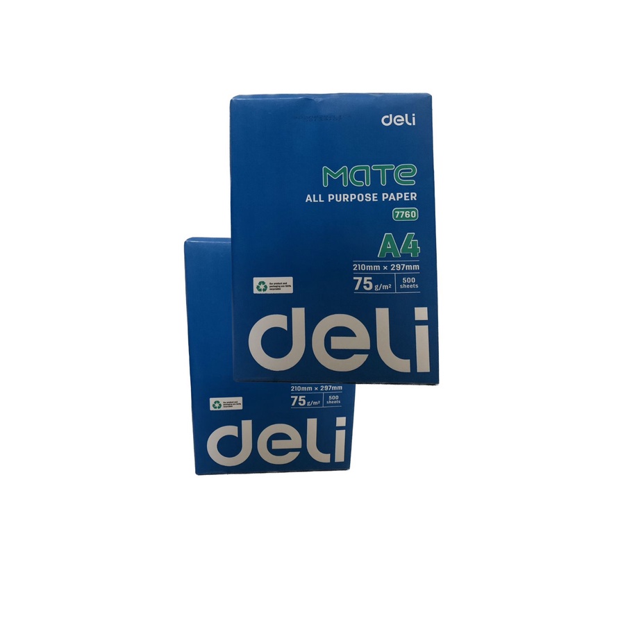 Jual Kertas HVS A4 DELI Mate 7760 - 75gsm | Shopee Indonesia