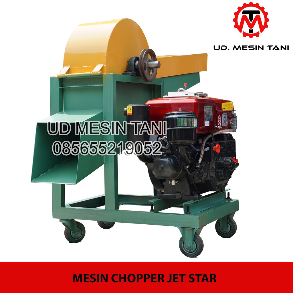 Jual Mesin Chopper Rumput Jet Star Type B Pakai Mesin Penggerak Disel ...