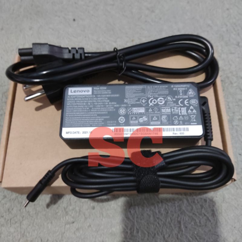 Jual Adaptor Charger Lenovo Thinkpad T580 T480 Yoga 910 910-13IKB L580 ...
