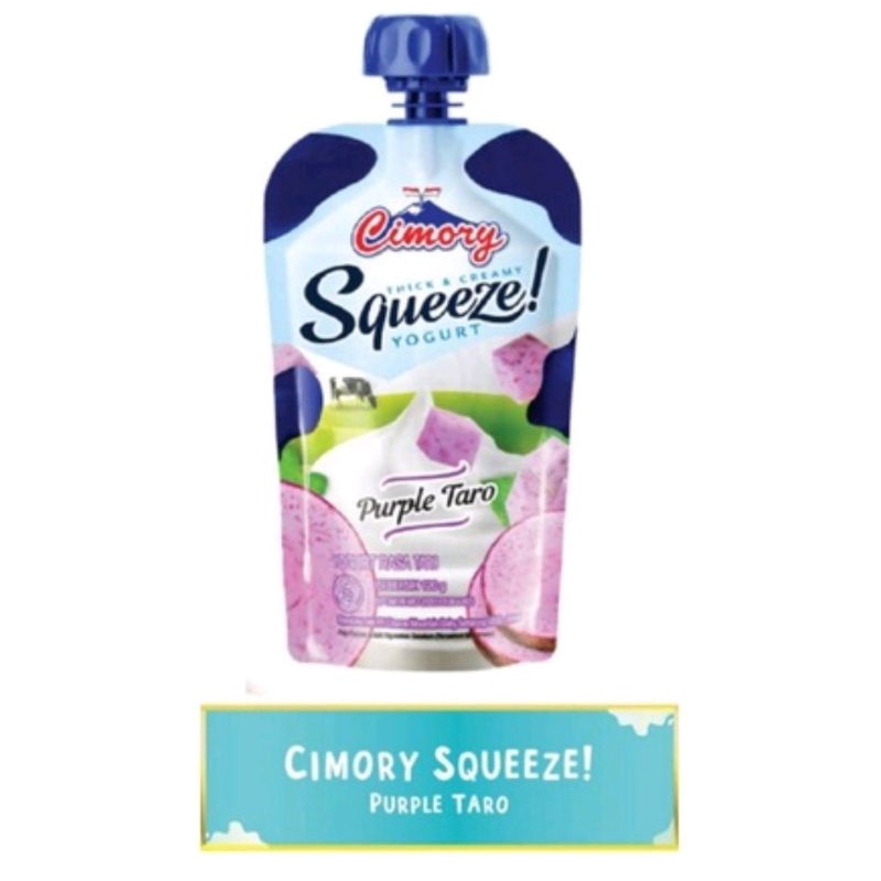 Jual CIMORY SQUEEZE YOGURT 120g ALL VARIAN NEW MANGO BANANA KETAN HITAM ...