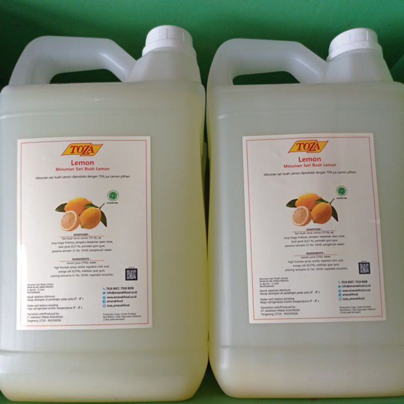 Jual Toza Jus / Juice 5 Liter (12 Varian Rasa) | Shopee Indonesia