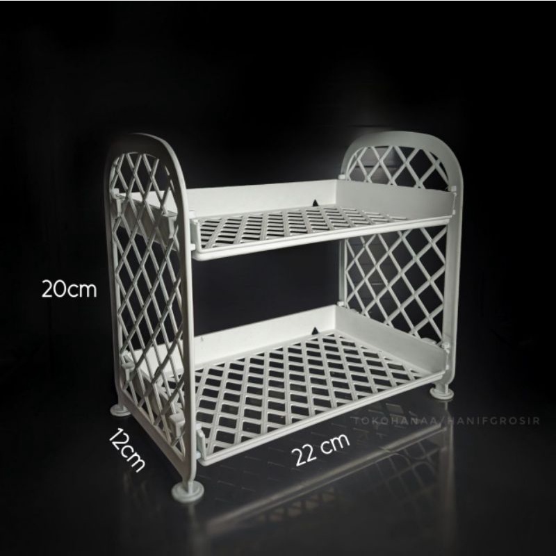 Jual Rak Plastik Mini JARING Serbaguna 2 Susun Tri J | Shopee Indonesia