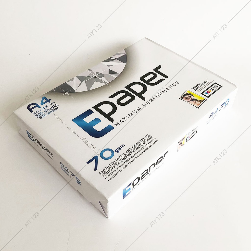 Jual Kertas HVS A4 70 gsm - EPaper | Shopee Indonesia