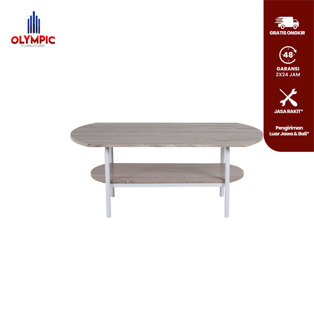 Jual Olympic Coffee Table / Meja Oval/ Meja Kopi / Meja Tamu Minimalis ...