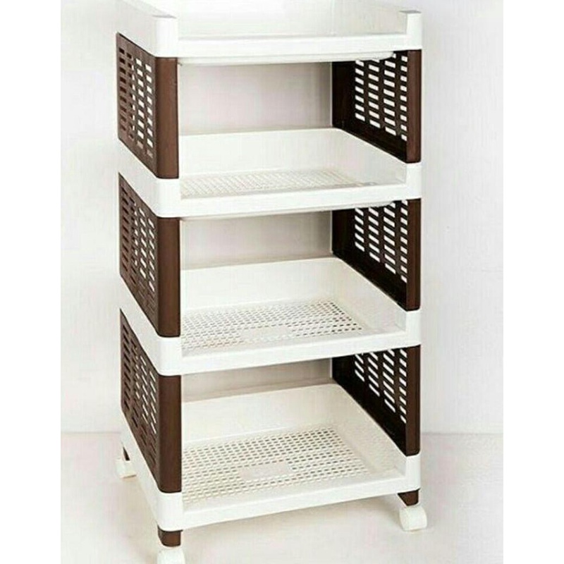 Jual ERCHAN - Rak yoyo susun 4 susun ada rodanya/ rak apartemen 4 ...