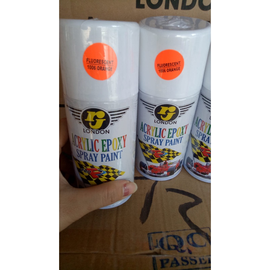 Jual cat semprot pilok pilox rj 300cc rj london fluorescent orange 1006 stabilo orange 1006 ...