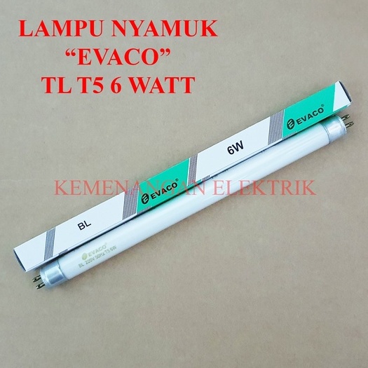 Jual REFILL LAMPU NYAMUK UV / INSECT KILLER EVACO TL T5 6W 6 WATT 6 W 6WATT | Shopee Indonesia