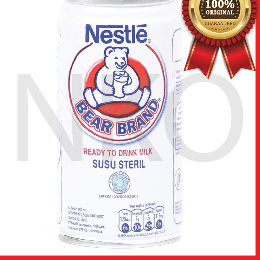 Jual Spesial NESTLE BEAR BRAND READY TO DRINK MILK SUSUS STERIL HALAL ...