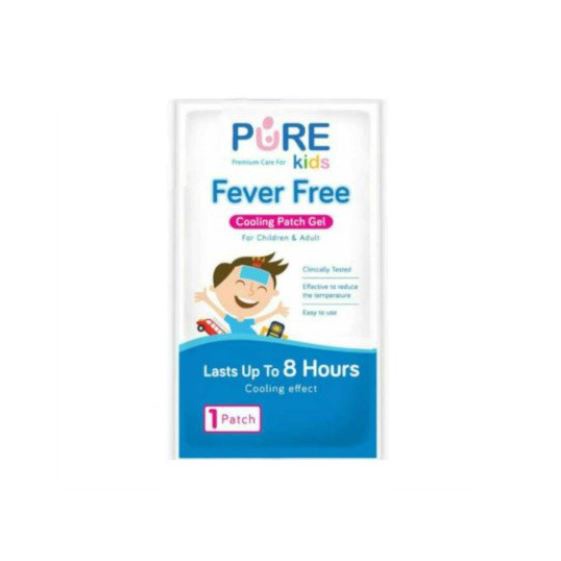 Jual Pure Kids Fever Free isi 1 Patch Pure Baby Obat Demam Kompres Anak ...