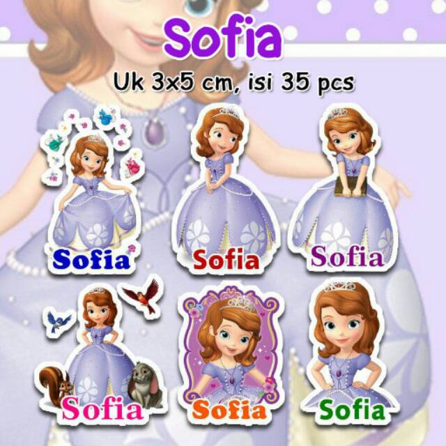 Jual Stiker label nama tipe A Sofia | Shopee Indonesia