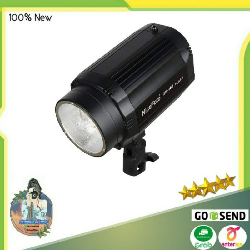 Jual Lampu Mini Studio Flash GE-180 GE180 GE 180 Nice Foto | Shopee Indonesia
