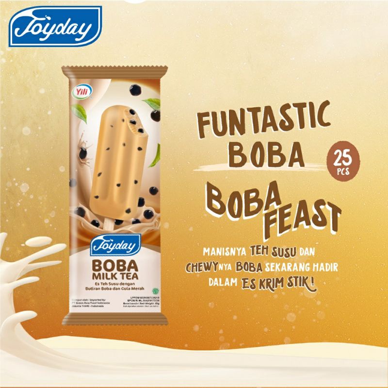 Jual Joyday ice cream Boba Feast / es krim Joyday | Shopee Indonesia
