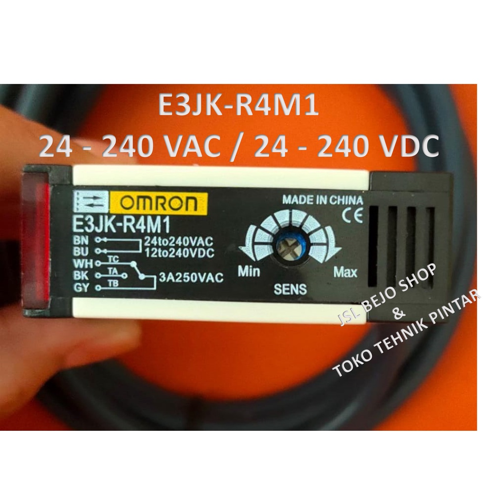 Jual SENSOR INFRA RED PHOTOELECTRIC SWITCH E3JK-R4M1 | Shopee Indonesia