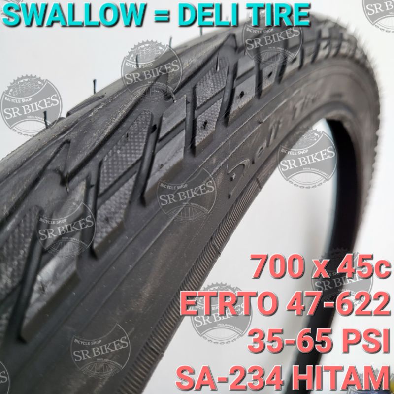 Jual Ban Luar 700 x 45c ETRTO 47-622 Sepeda RB Fixie Gravel CTB. DELI ...