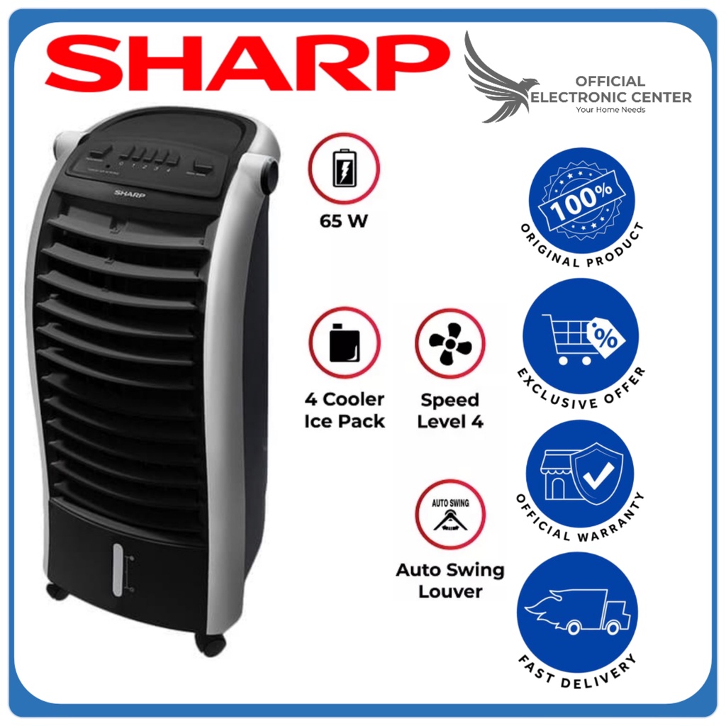Jual SHARP AIR COOLER 6L PJ-A26MY PJA26 MY AUTO SWING LOUVERS SUPER LOW ...