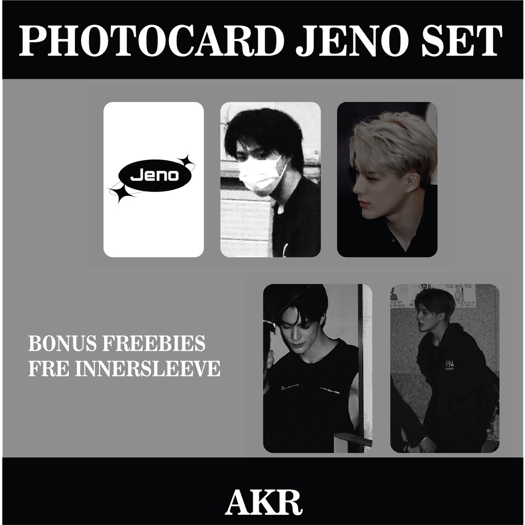 Jual PHOTOCARD JENO SET ISI 4 BOLAK BALIK FANMADE . PC JENO ISI 4 BOLAK BALIK AESTHETIC BLACK ...
