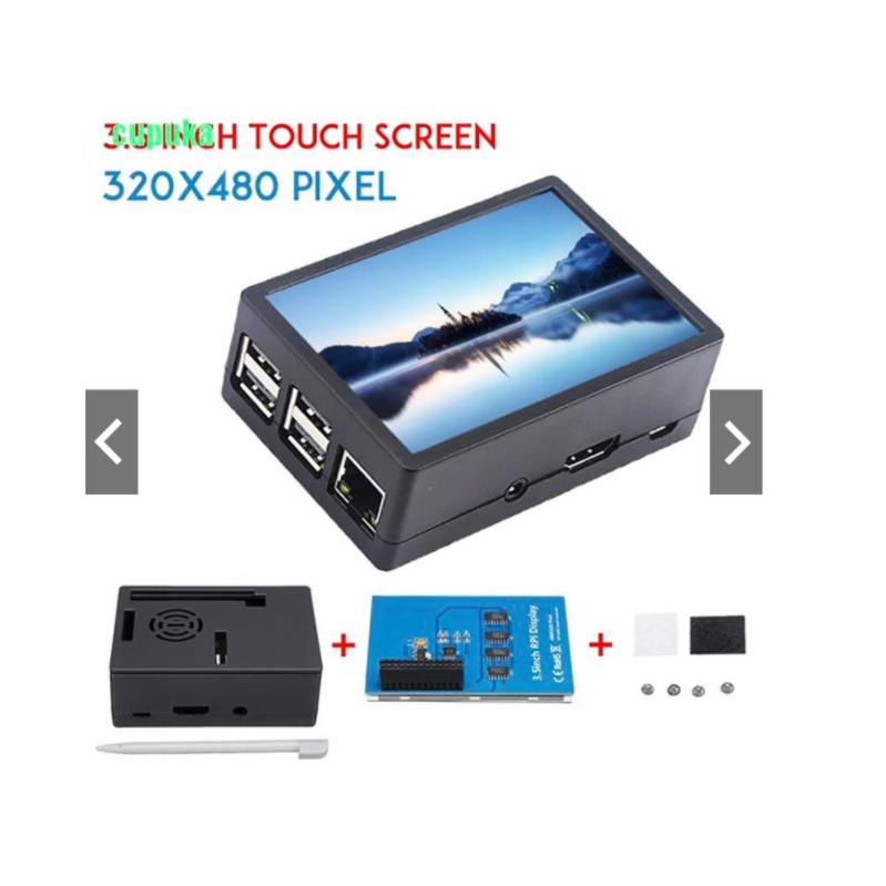 Jual LCD Touchscreen 3.5 inch + Casing Raspberry Pi 3b 3b+ Layar ...