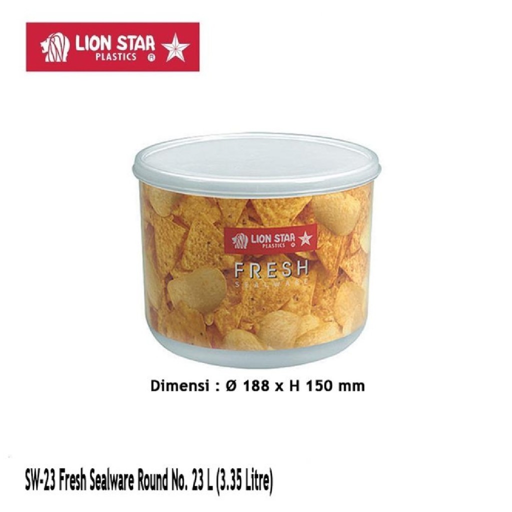Jual Lion Star Fresh Tempat Makan Bulat / Sealware Round No. 23 L 3.35 ...