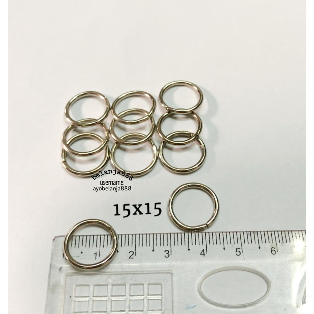 Jual Ring bulat/ring medali nikel-1gross(144pcs) | Shopee Indonesia