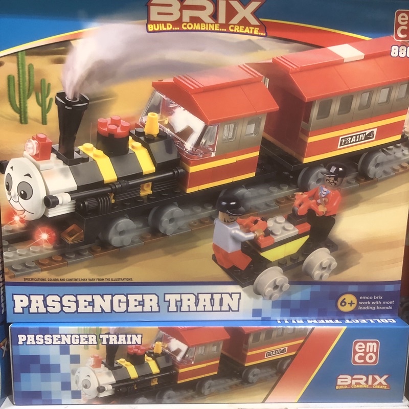 Jual EMCO Brix (10 Variasi) Passenger Train/Medic Set /Freight Train ...