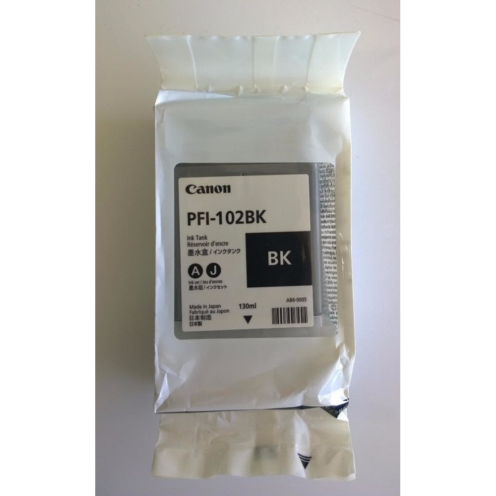 Jual Tinta Plotter Canon Pfi -102 Series BK ORIGINAL FOR IPF 510,765 | Shopee Indonesia