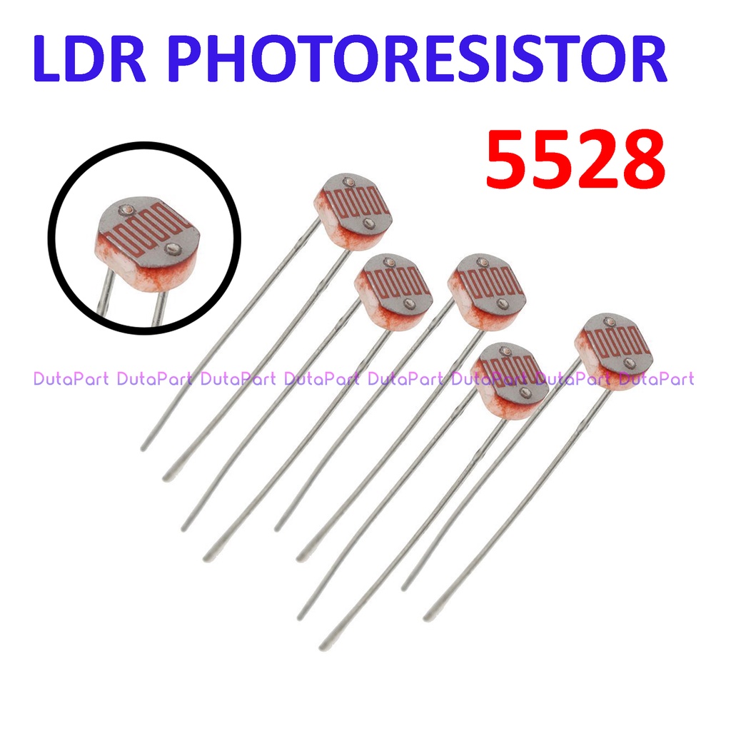 Jual LDR Sensor Cahaya 5528 Light Dependent Resistor 5mm Photoresistor ...