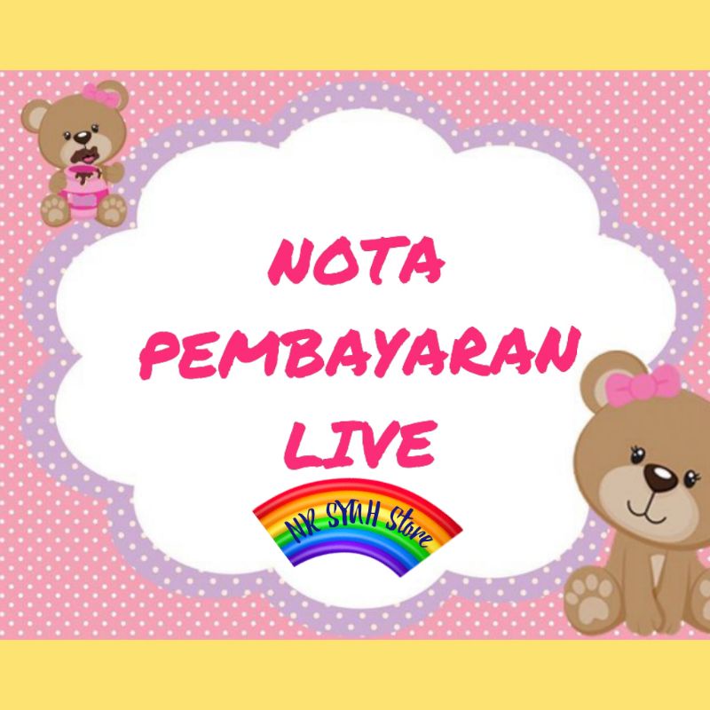 Jual Nota Live (41rb-50rb) | Shopee Indonesia