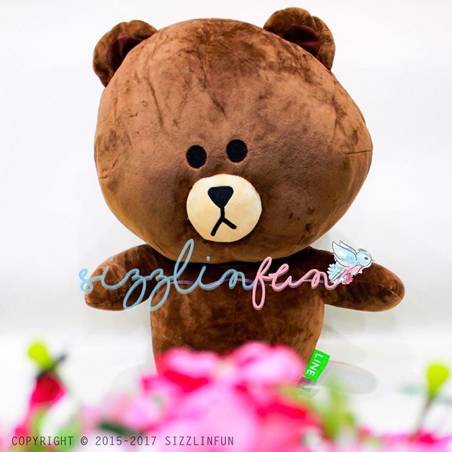 Jual Boneka Line Friends Brown, 70cm.** | Shopee Indonesia