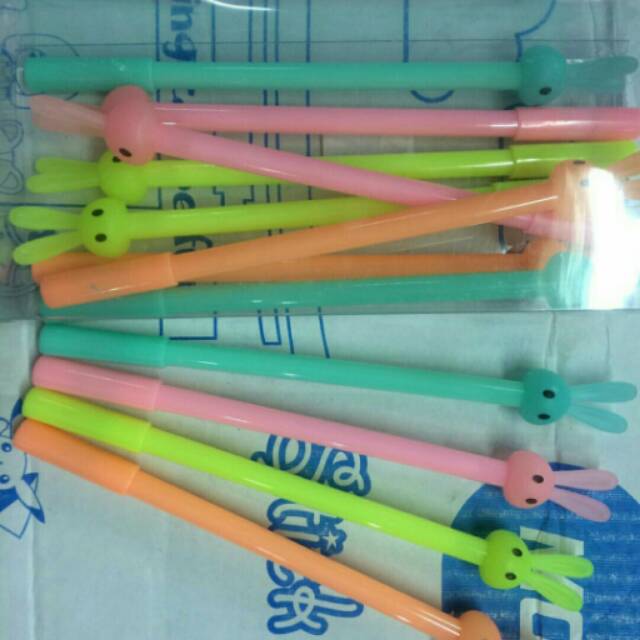 Jual Pen unik pen hapus kepala kelinci ( hg satuan ) | Shopee Indonesia