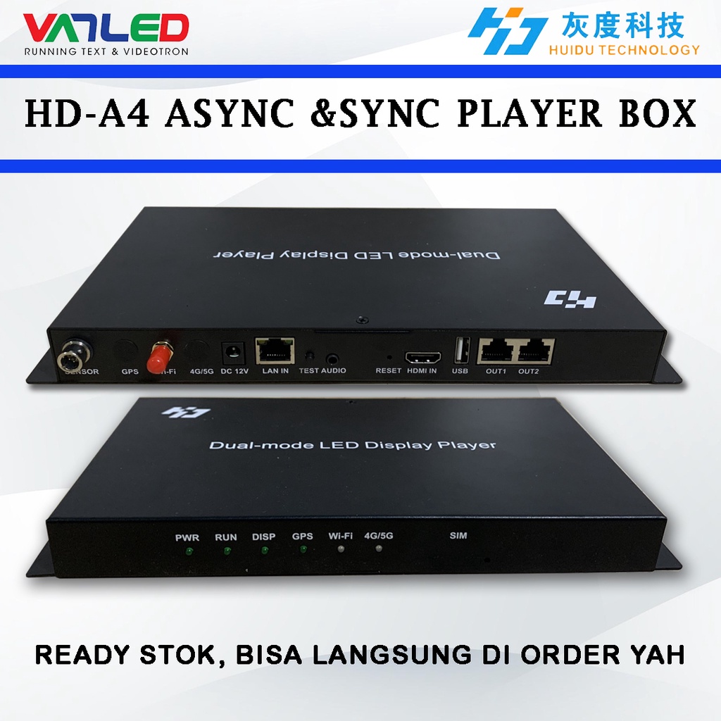 Jual HUIDU HD A4 ASYNCH & SYNCH DUAL PLAYER | Shopee Indonesia