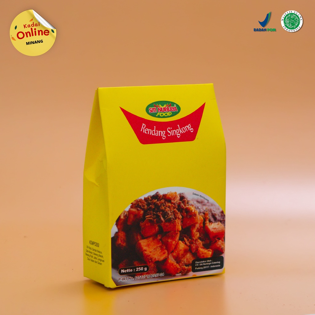 Jual Rendang Singkong - Siti Nurbaya Food - Rendang Khas Padang | Shopee Indonesia