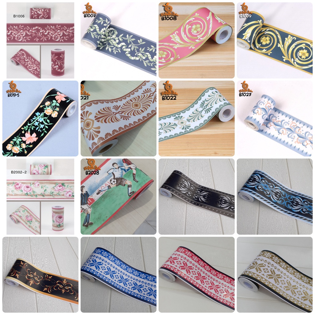 Jual List Border Dekorasi dinding Premium Timbul Ukuran 8mtrCm X 8mtrM ...