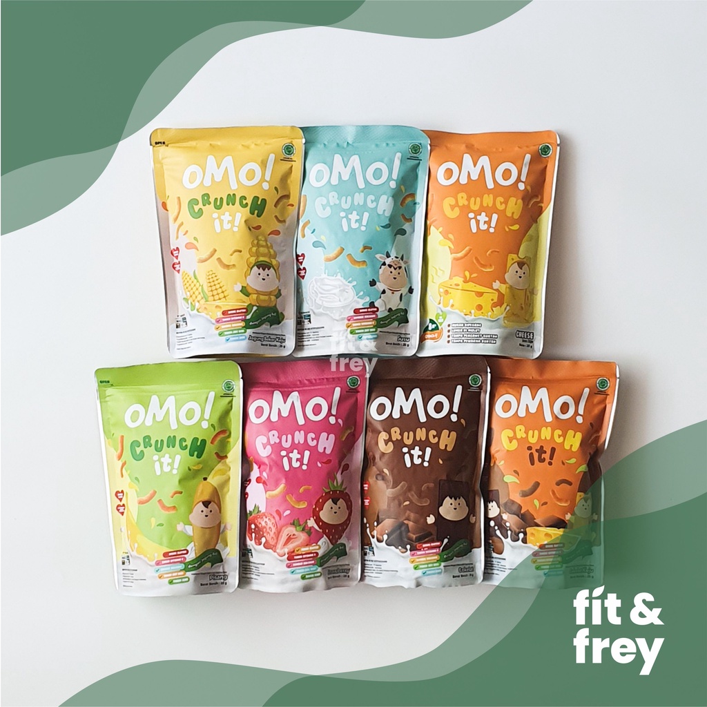 Jual OMO Crunch It 25g - Snack Sehat Bayi - Cemilan Anak - Omo! Healthy ...