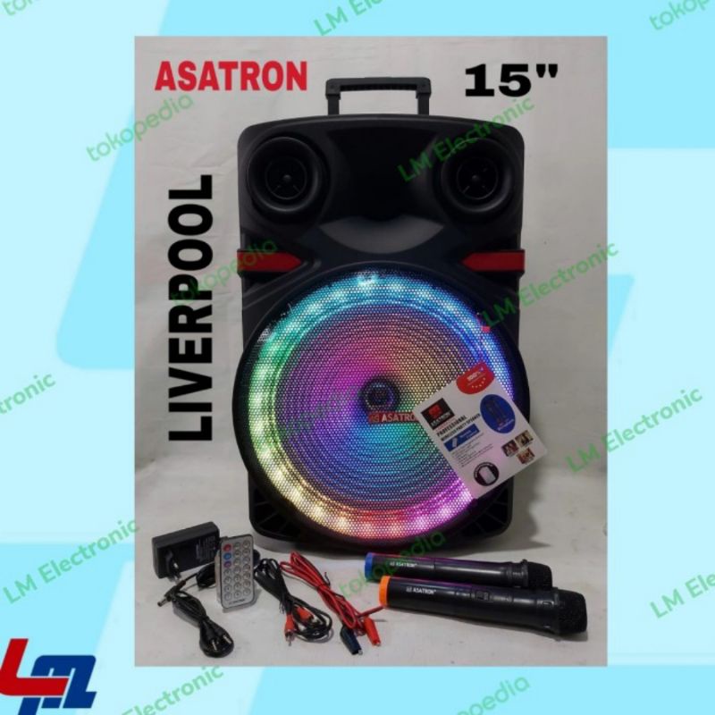 Jual ASATRON Speaker Portable 15" LIVERPOOL | Shopee Indonesia