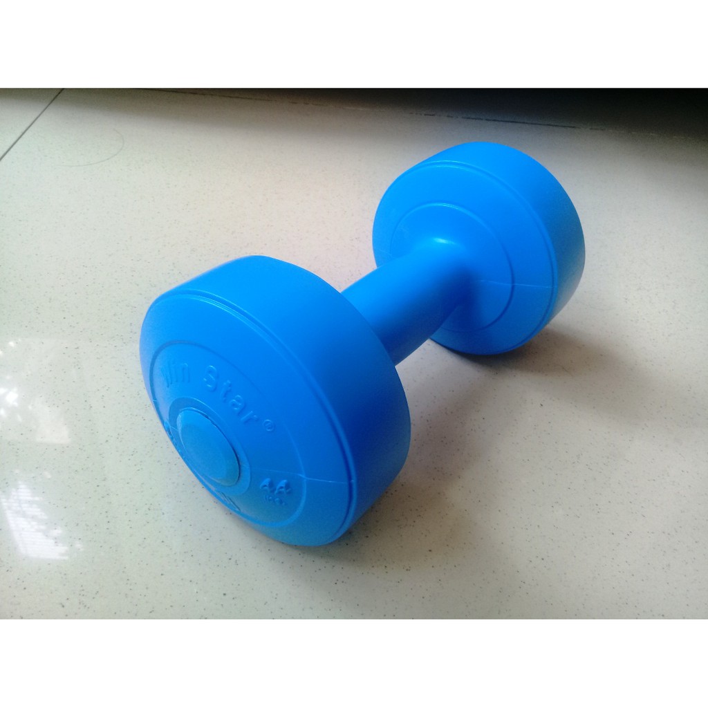 Jual Barbel Dumbbell Blue 2 Kg Fitness Aerobic Exercise | Shopee Indonesia