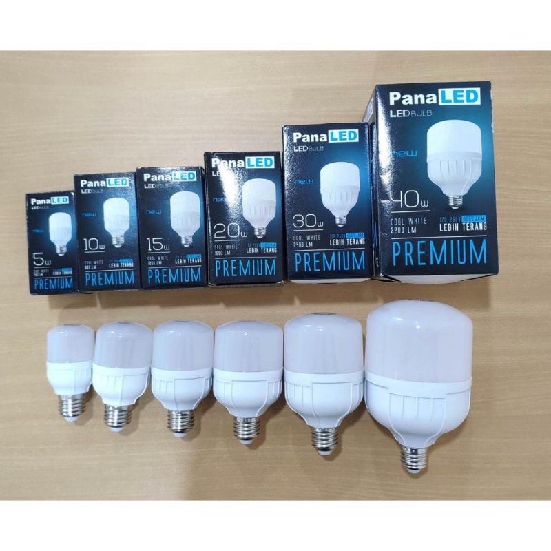Jual Lampu Bohlam Murah Led 5-50 Watt PANALED CAPSULE Cahaya Putih | Shopee Indonesia