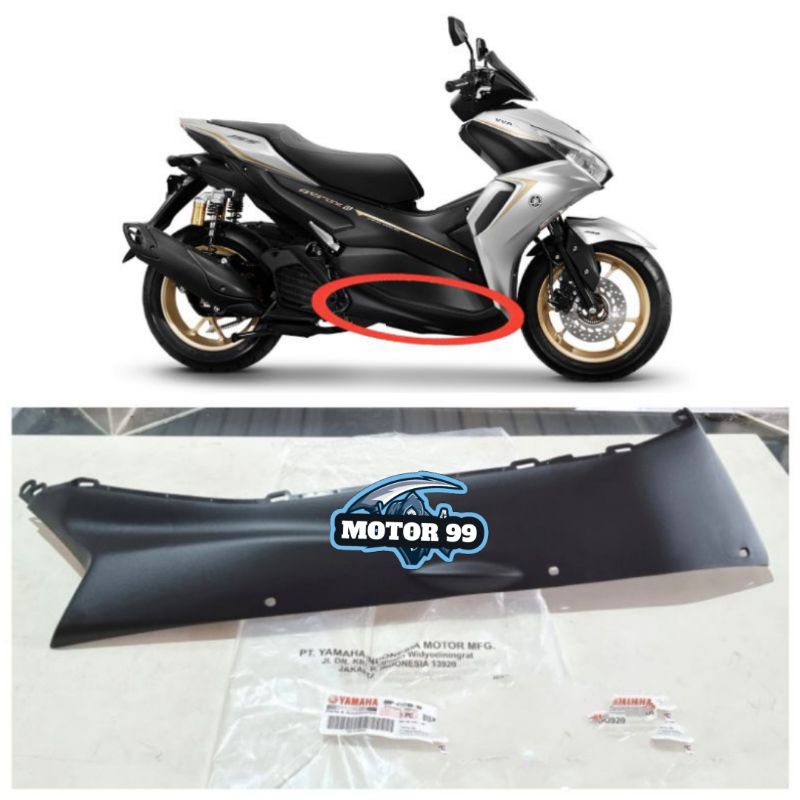 Jual Cover Dek bawah kanan kiri aerox new connected 2021 2022 ori ygp | Shopee Indonesia