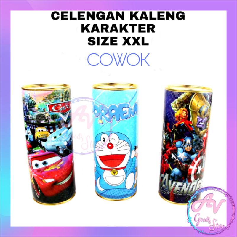 Jual celengan / celengan karakter / CELENGAN KALENG TABUNG JUMBO XXL ...