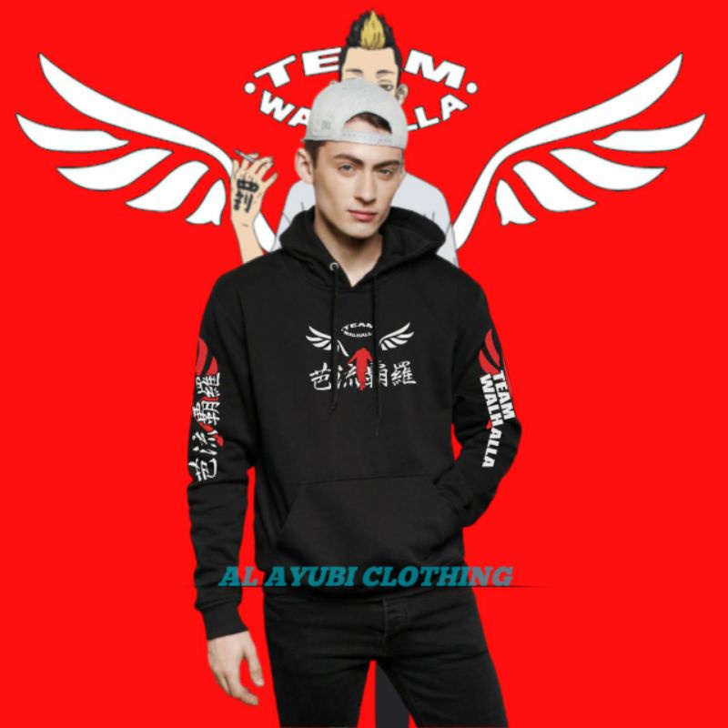Jual Jaket Hoodie Team Walhalla Tokyo Revengers / Masker Team Walhalla ...