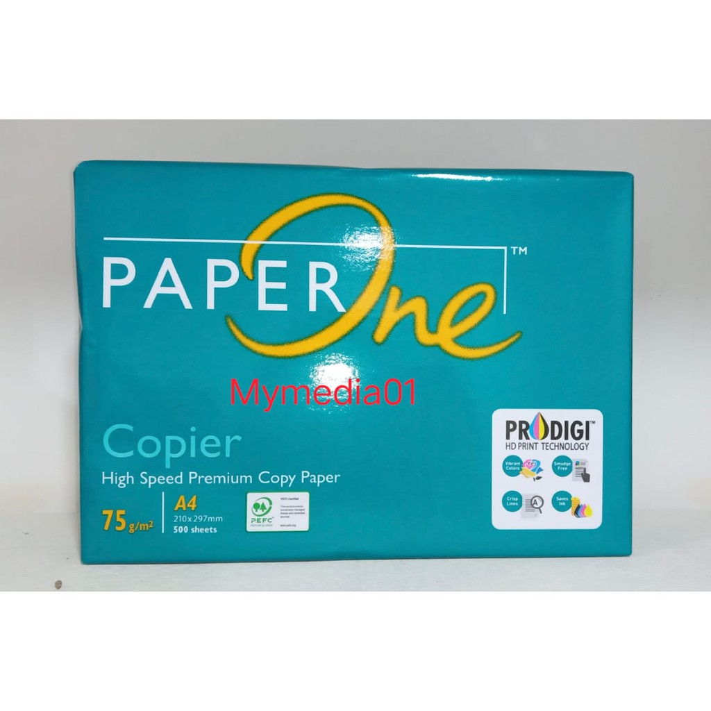 Jual Kertas Print Hvs Paper One A4 75 gram | Shopee Indonesia