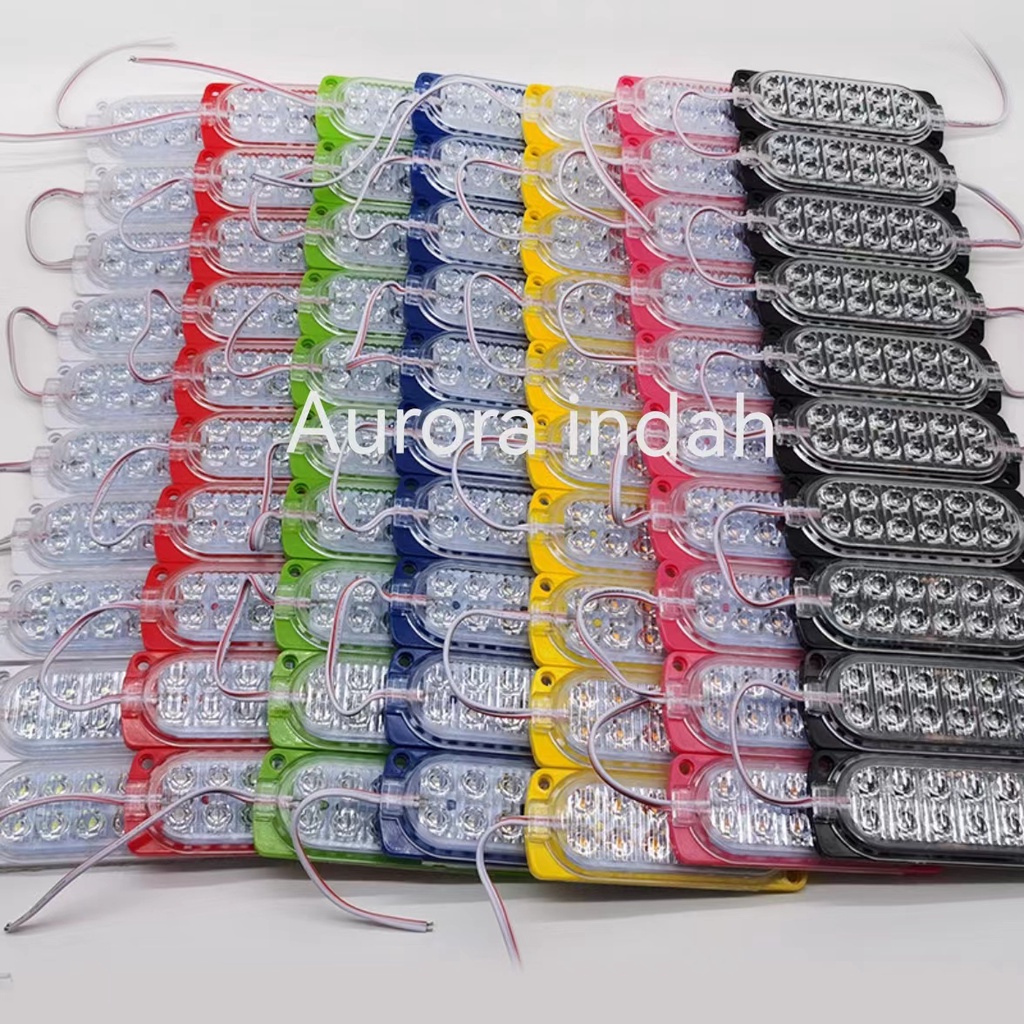 Jual LED MODUL LAMPU 12 MATA SMD 3030 12 VOLT DAN 24 VOLT ULTRASONIC WATERPROOF VARIASI NEON BOX ...