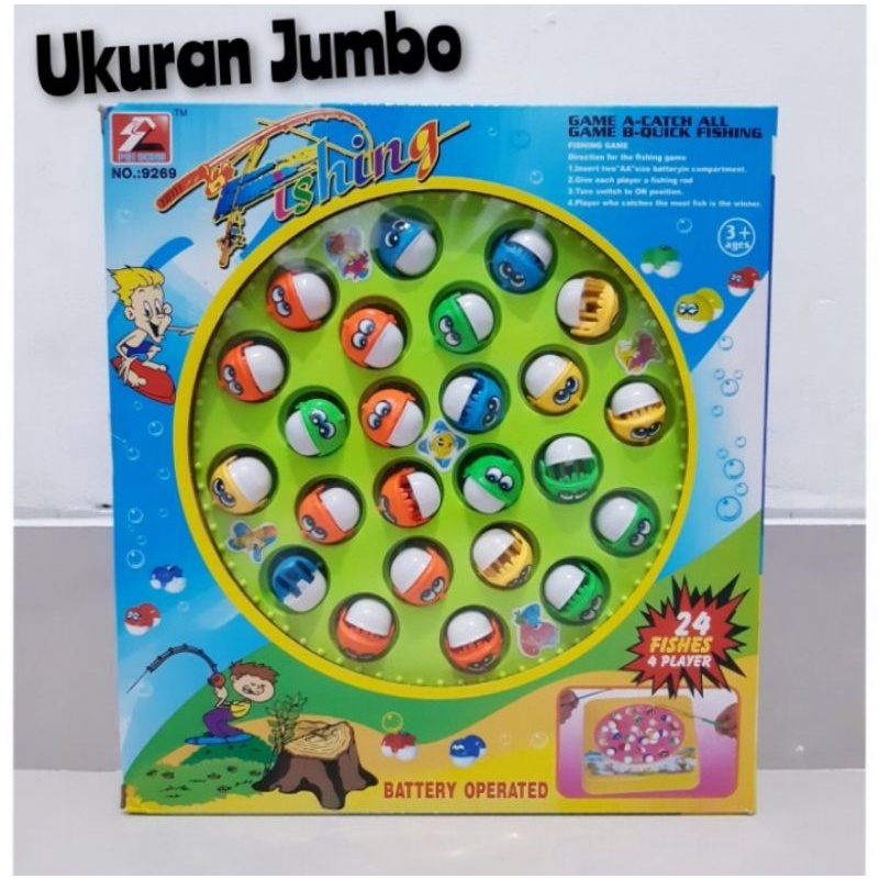 Jual Mainan Pancing Ikan Ukuran Besar - Fishing Game Batre Anak Mancing ...