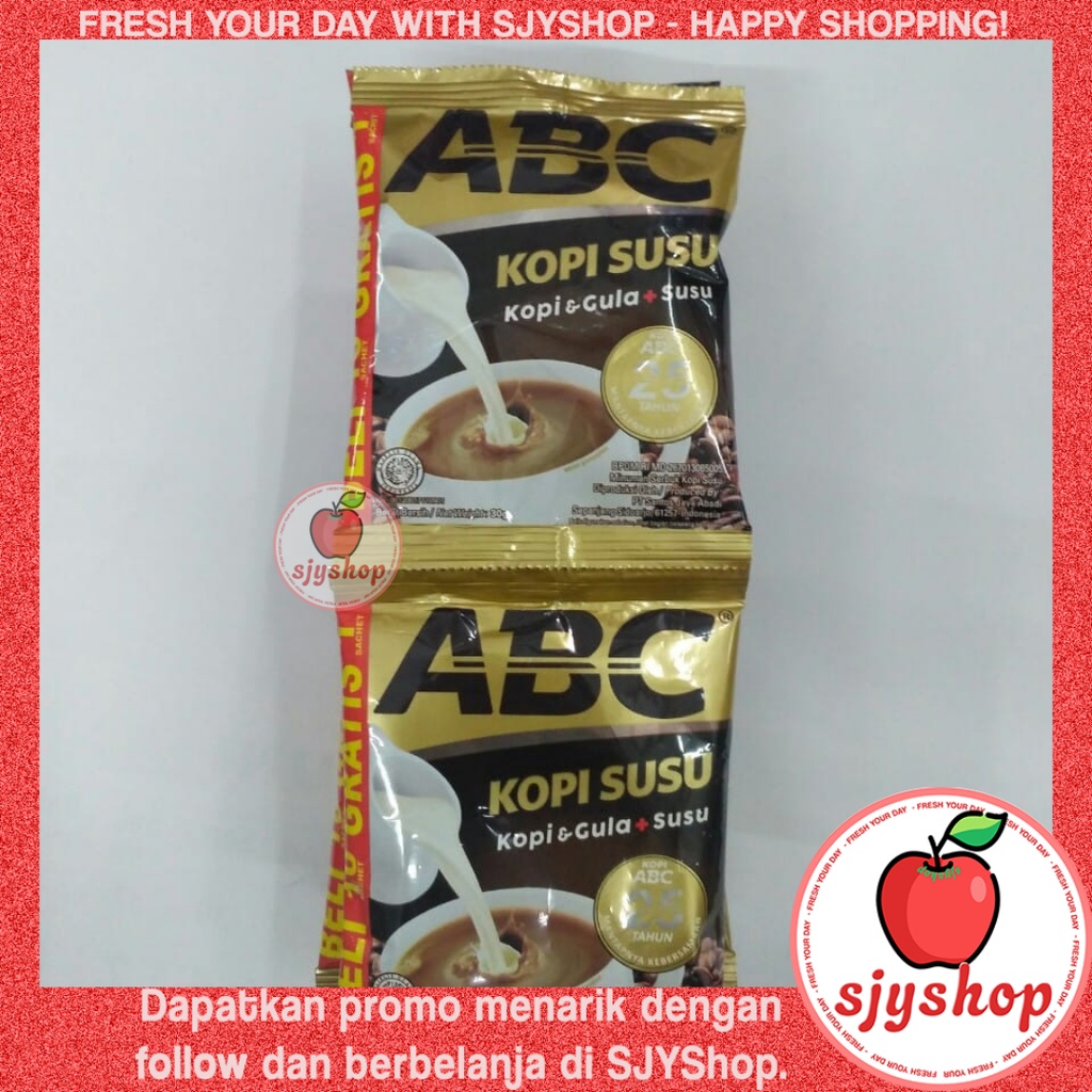 Jual ABC Kopi Susu Sachet 30gr / isi 5 Sachet / Produk HEMAT - SJYShop ...