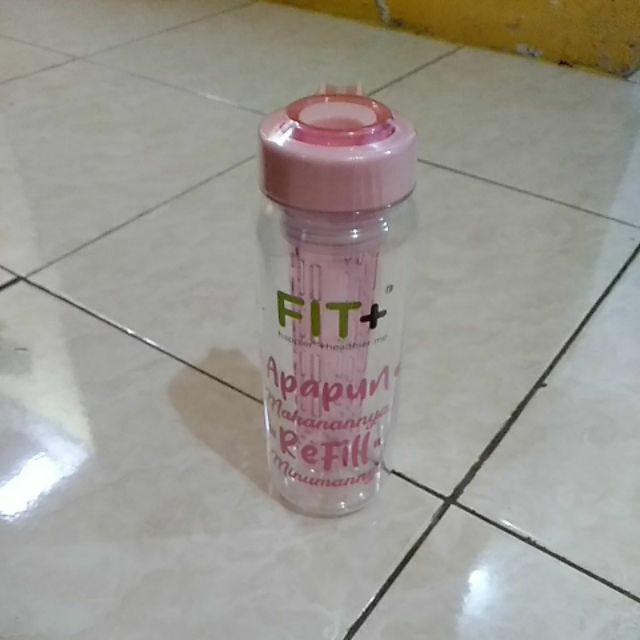 Jual New Fit+ infused bottle Dusdusan / botol infus water | Shopee ...